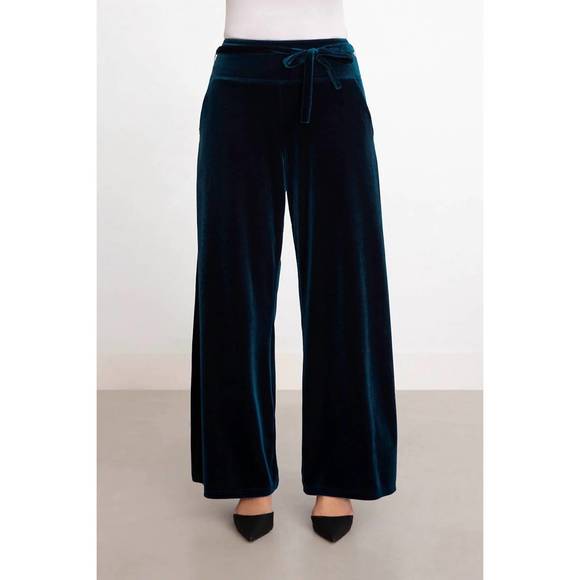 Sympli | Pants & Jumpsuits | New Sympli Velvet Wide Leg In Dragonfly ...